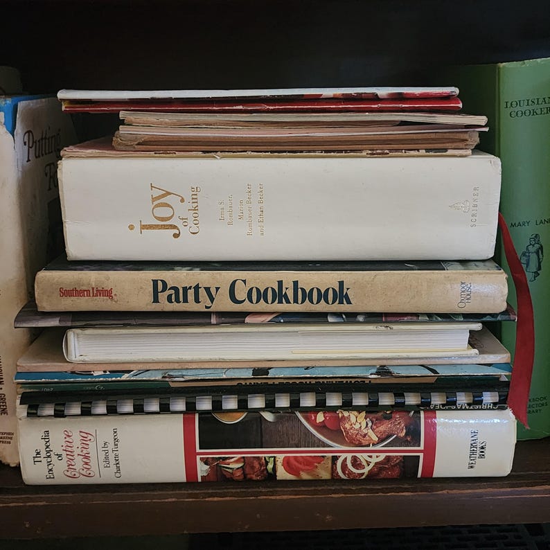 Vintage Cookbook Mystery Box Set of 3 - Etsy