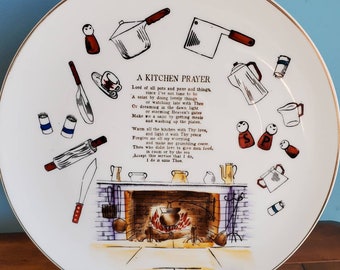Kitchen Prayer Plate - Etsy