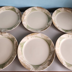 Corelle Textured Leaves Dinner Plate Set of Six - Etsy