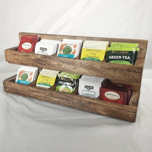 Made to Order Hanging Dark Tea Rack Organizer for Individually - Etsy