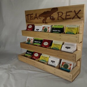 Make to Order. Tea Rex Dinosaur Tea Rack Organizer for Individually ...