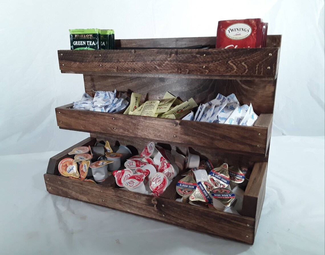 Made to Order. Pretty Coffee Caddy Organizer for Creamers - Etsy