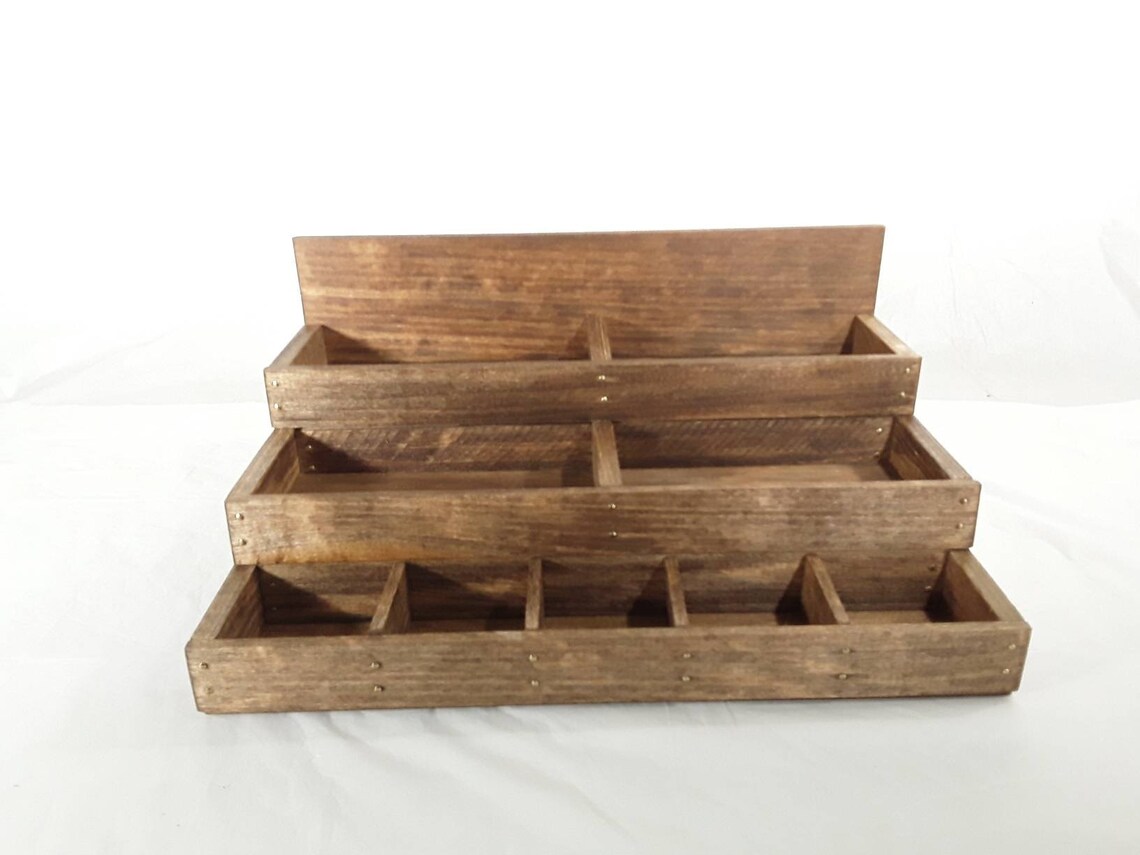 Made to Order Dark Tea Tin Rack Organizer for Loose Tea Tins. | Etsy