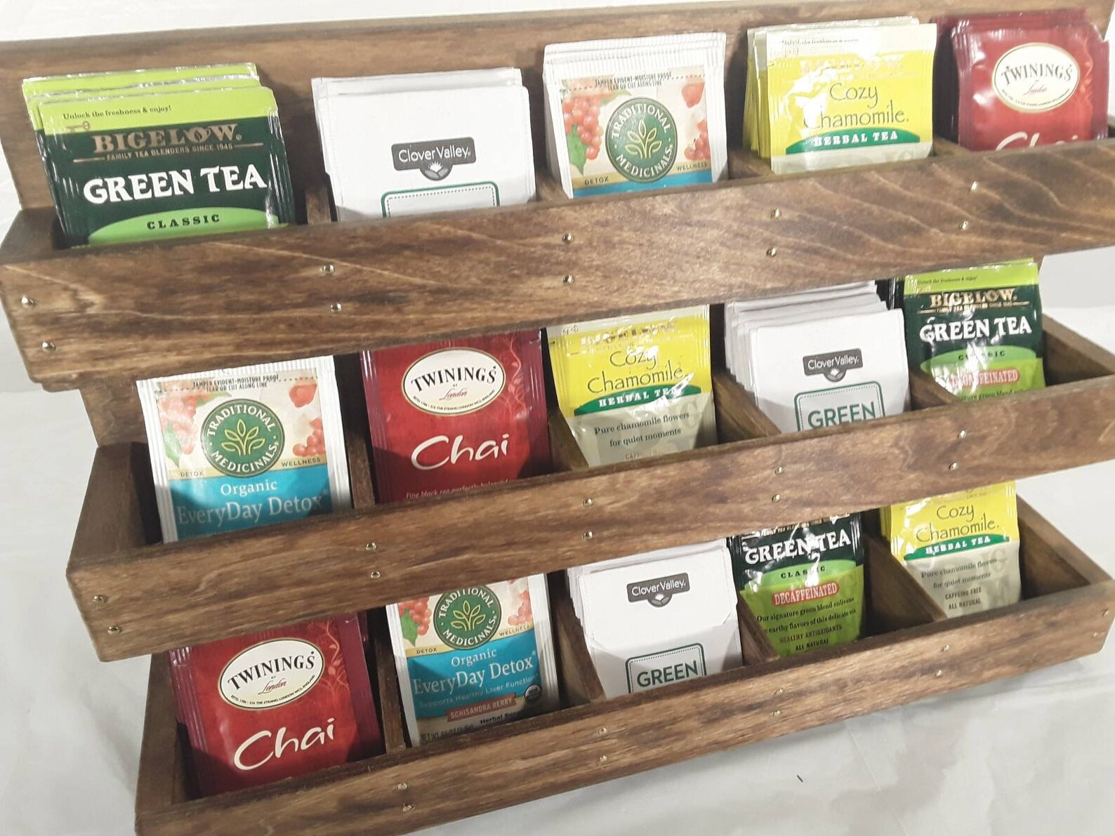 Made to Order Dark Tea Rack Organizer for Individually Wrapped | Etsy