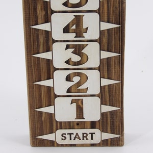 Petanque Bocce Cornhole Scoreboard With Pegs Laser Engraved Wood Extra ...