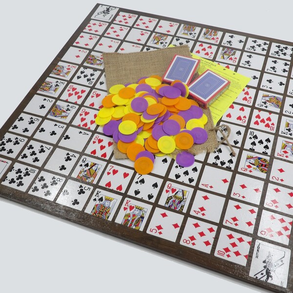 Sequence Jumbo Board Game - Etsy