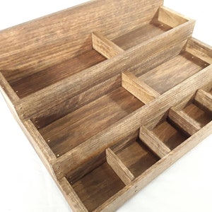 Made to Order Dark Tea Tin Rack Organizer for Loose Tea Tins. Hold 8 ...