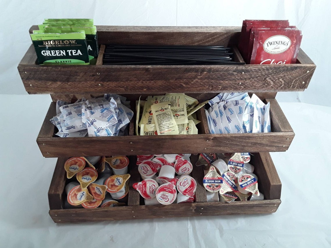 Made to Order. Pretty Coffee Caddy Organizer for Creamers - Etsy
