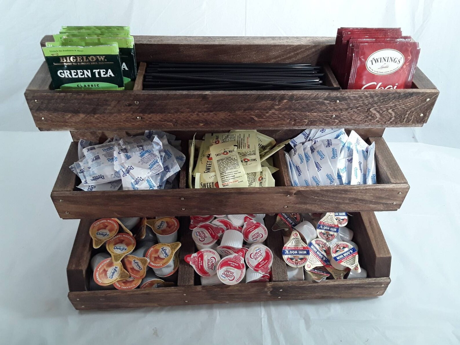 Made to Order. Pretty Coffee Caddy Organizer for Creamers - Etsy