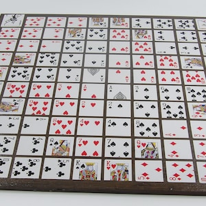 Made to Order. One Eyed Jack Game Board. Diamond Layout. 2 Ft X 2 Ft ...