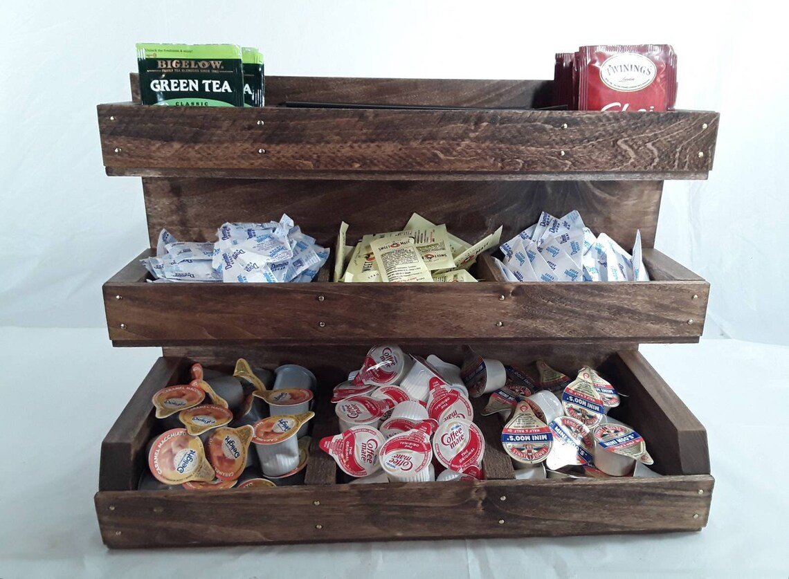 Made to Order. Pretty Coffee Caddy Organizer for Creamers - Etsy