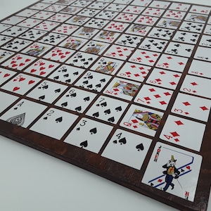 Made to Order. One Eyed Jack Game Board. Royal X Layout. 2 Ft X 2 Ft ...