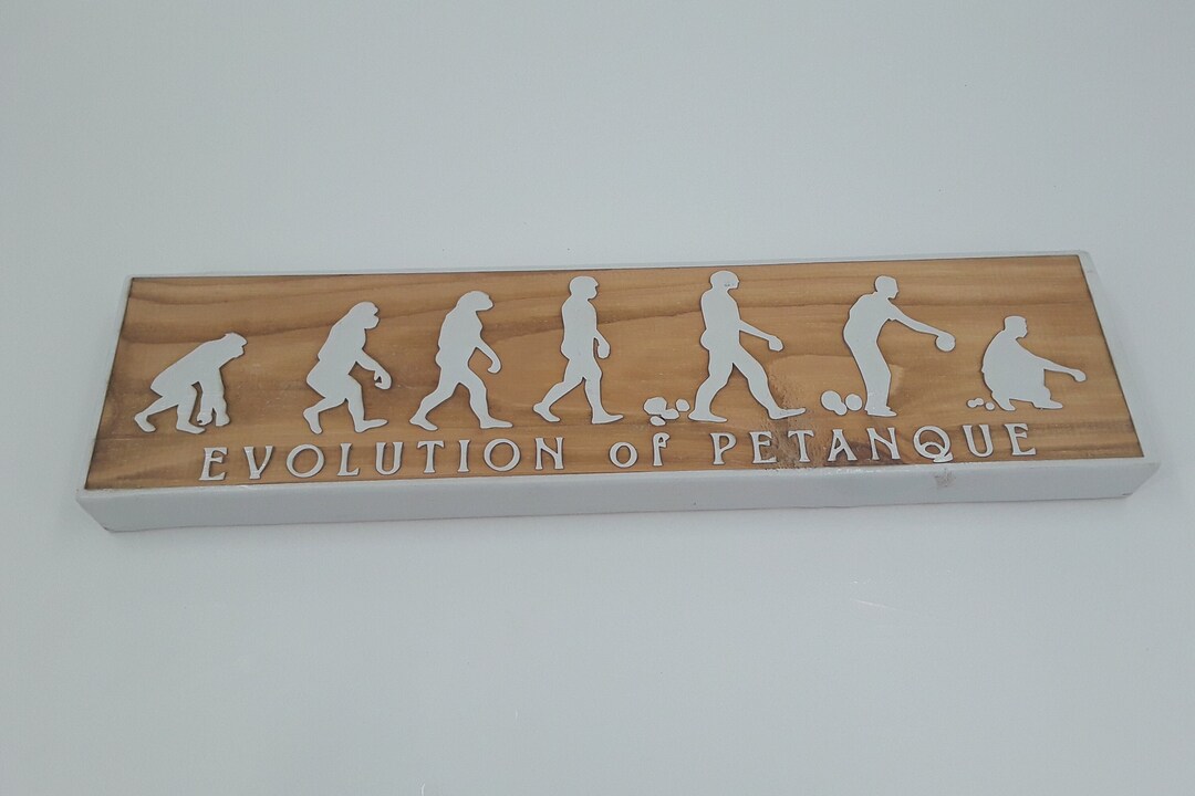 Evolution of Pentaque or Bocce. Wood Wall Decor Distressed Farm House ...