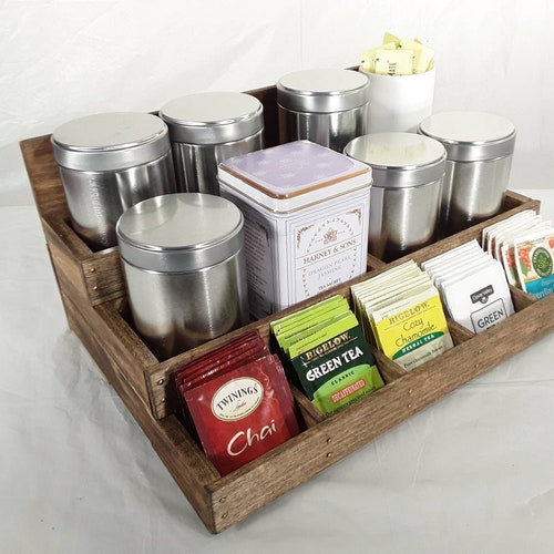 Made to Order Dark Tea Rack Organizer for Individually Wrapped | Etsy