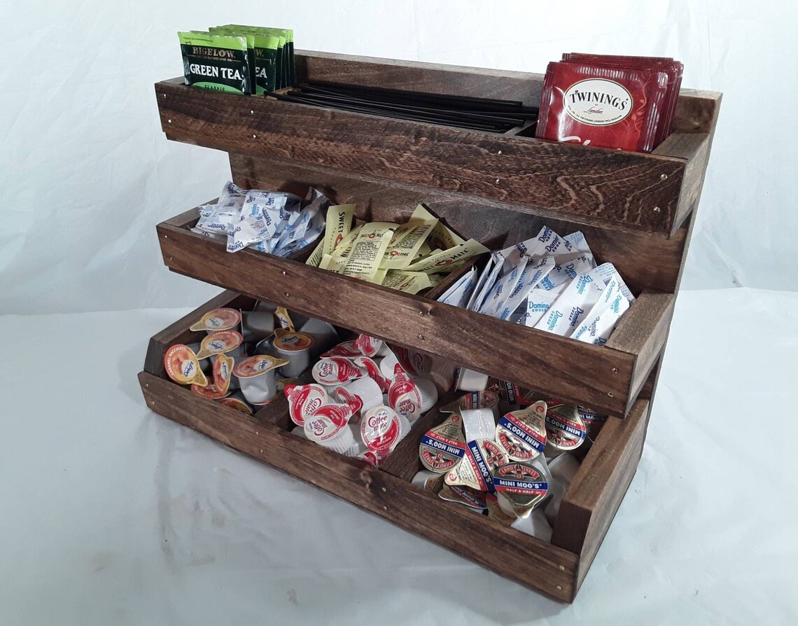 Made to Order. Pretty Coffee Caddy Organizer for Creamers - Etsy