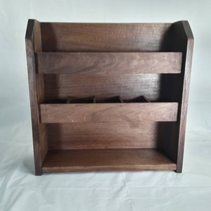 Made to Order Dark Tea Rack Organizer for Tins, Individually Wrapped ...