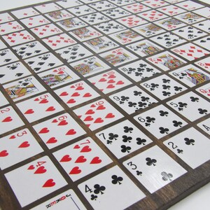 Made to Order. Eyed Jack Game Board. Cross Layout. 2 Ft X 2 Ft ...