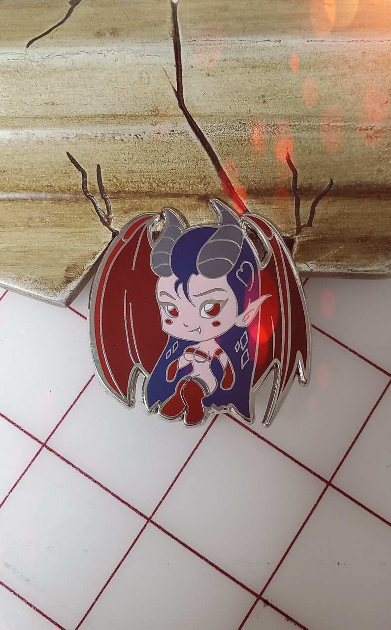 Kawaii Succubus Enamel Pin - Etsy