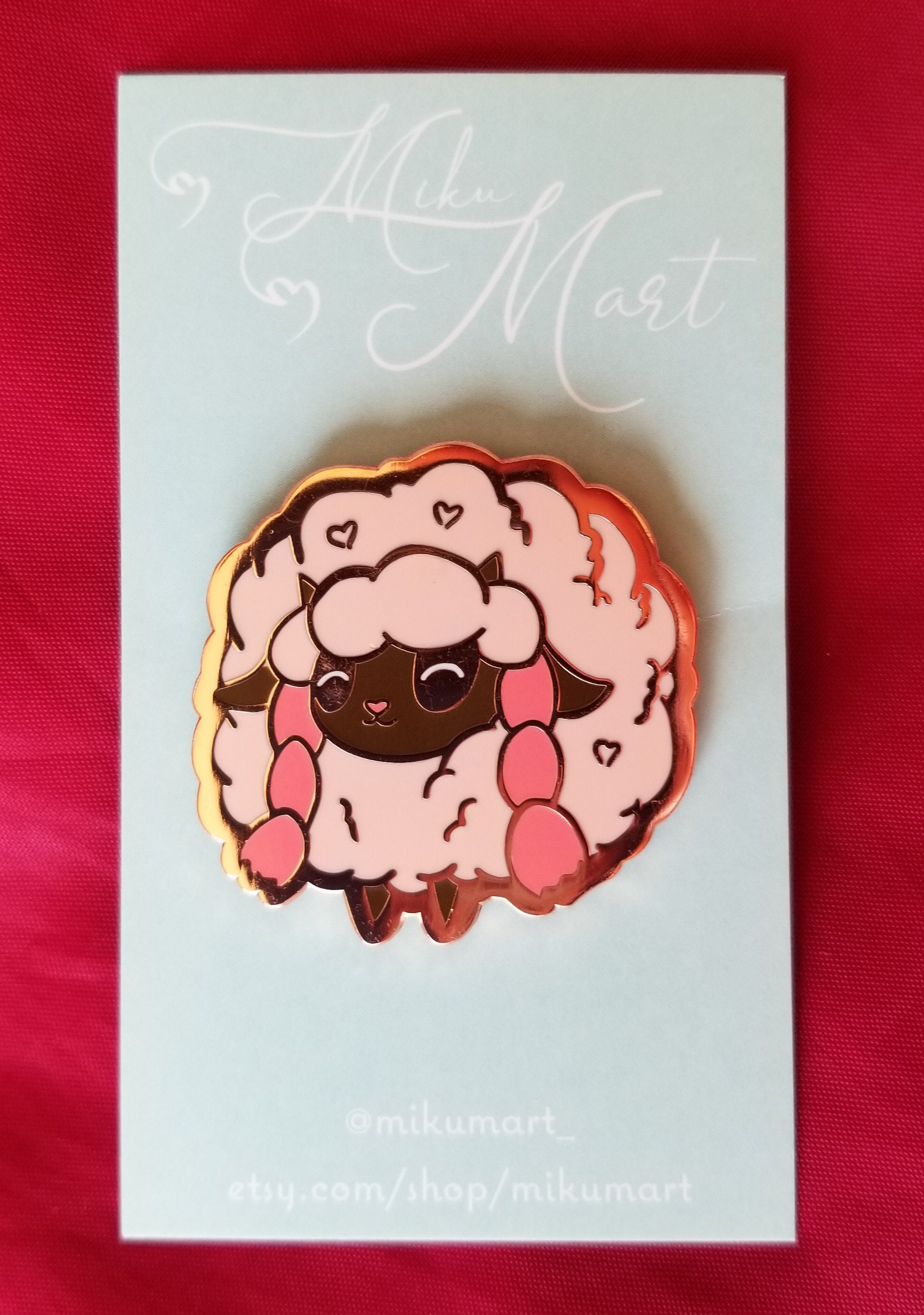 Rose Gold Sheep Pin! - Etsy