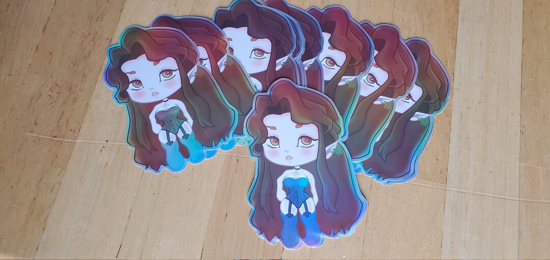 Lenore Vampire Holographic Sticker! - Etsy