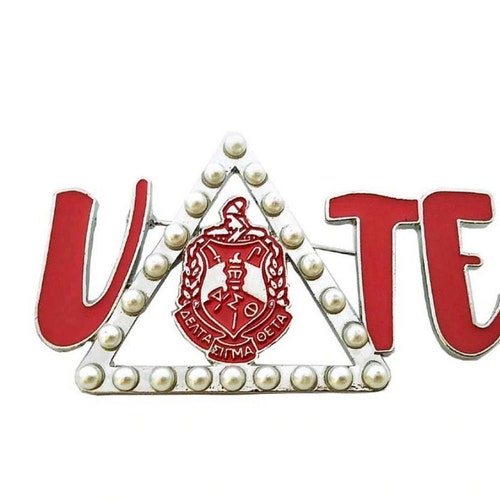 Delta Sigma Theta Sorority Pin Delta Elephant Brooch DST | Etsy