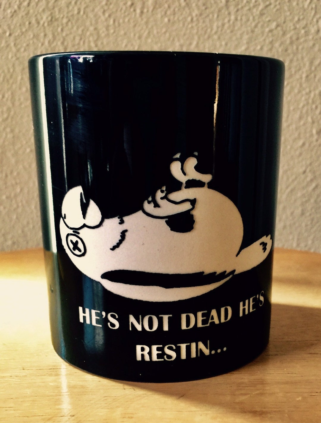 Engraved Monty Python Coffee Mug - He's Restin', 12 Oz - Etsy