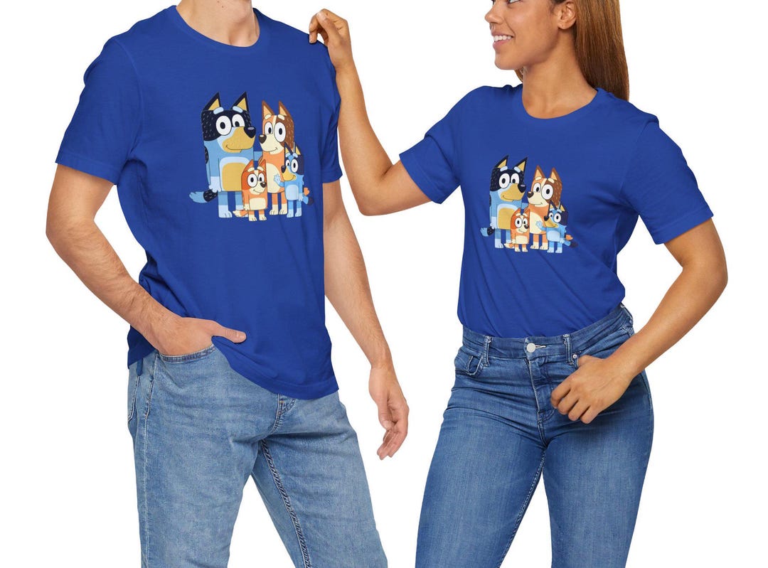 Bluey Adult Unisex Jersey Short Sleeve Tee - Etsy