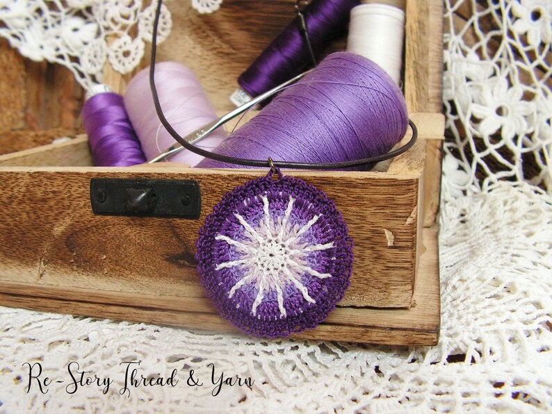 PATTERN - Thread Crochet Jewelry, Crochet Turquoise and Gold MANDALA ...