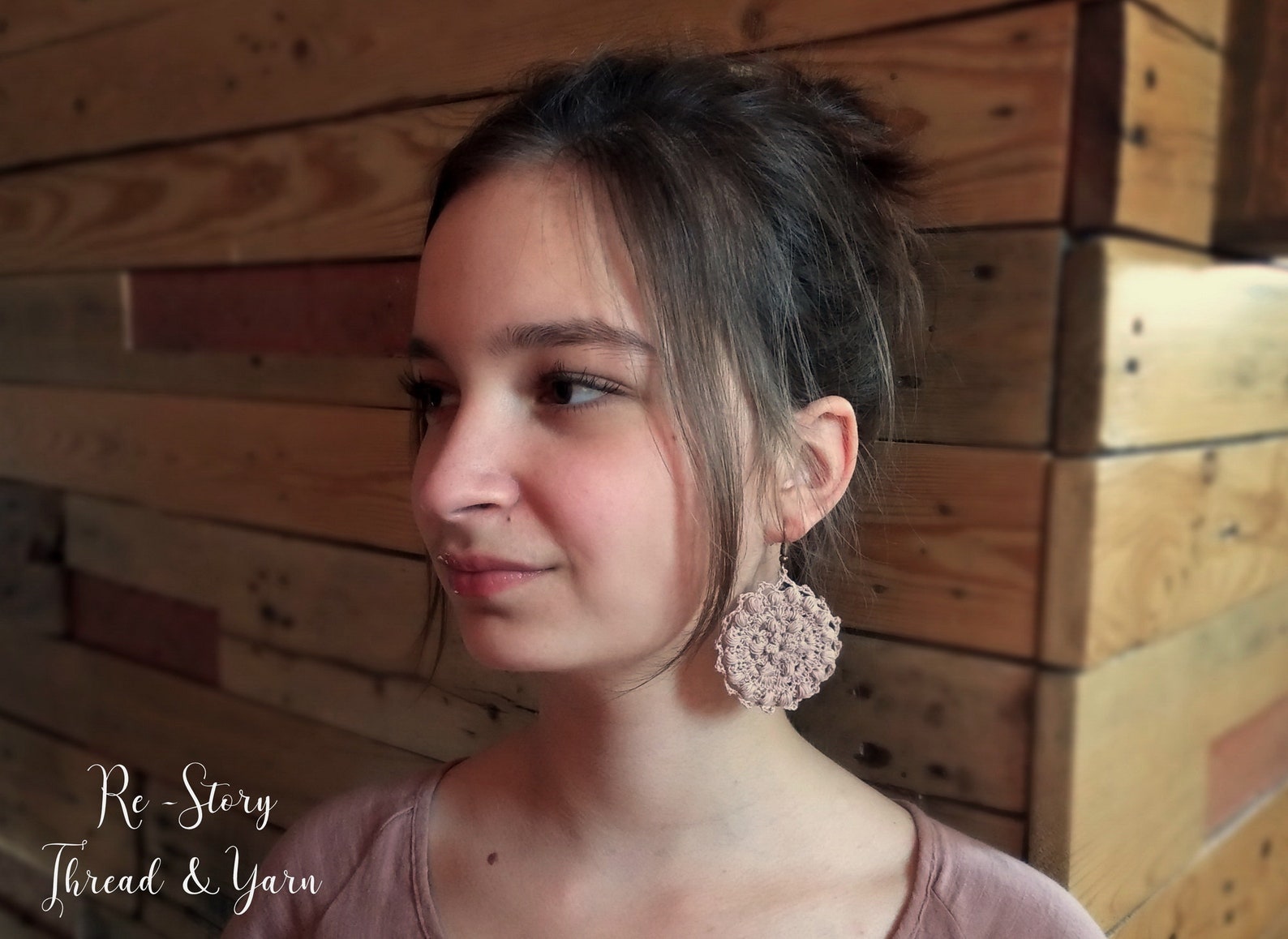 PATTERN - Rosegold Crochet Jewelry, Thread Crochet Necklace Pattern ...