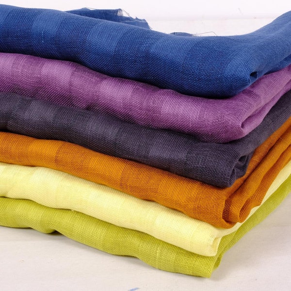 Purple Lightweight Linen Fabric - Etsy