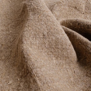 Sample Pure Linen Fabric, Very Heavy Weight, Undyed, Prewashed. 280 Gsm ...