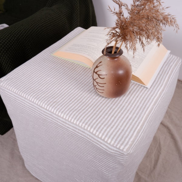 Ottoman Slipcover - Etsy