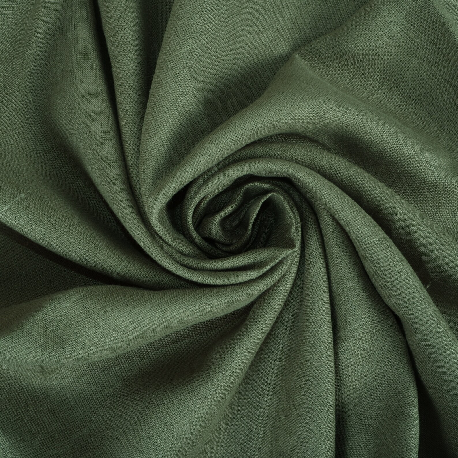 MOSS Green Many Colours 100% Linen Fabric Flax. Natural Pink Blue Black ...