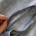 Twill Pure Linen Fabric, Very Heavy Weight, Undyed, Prewashed. 280 Gsm ...
