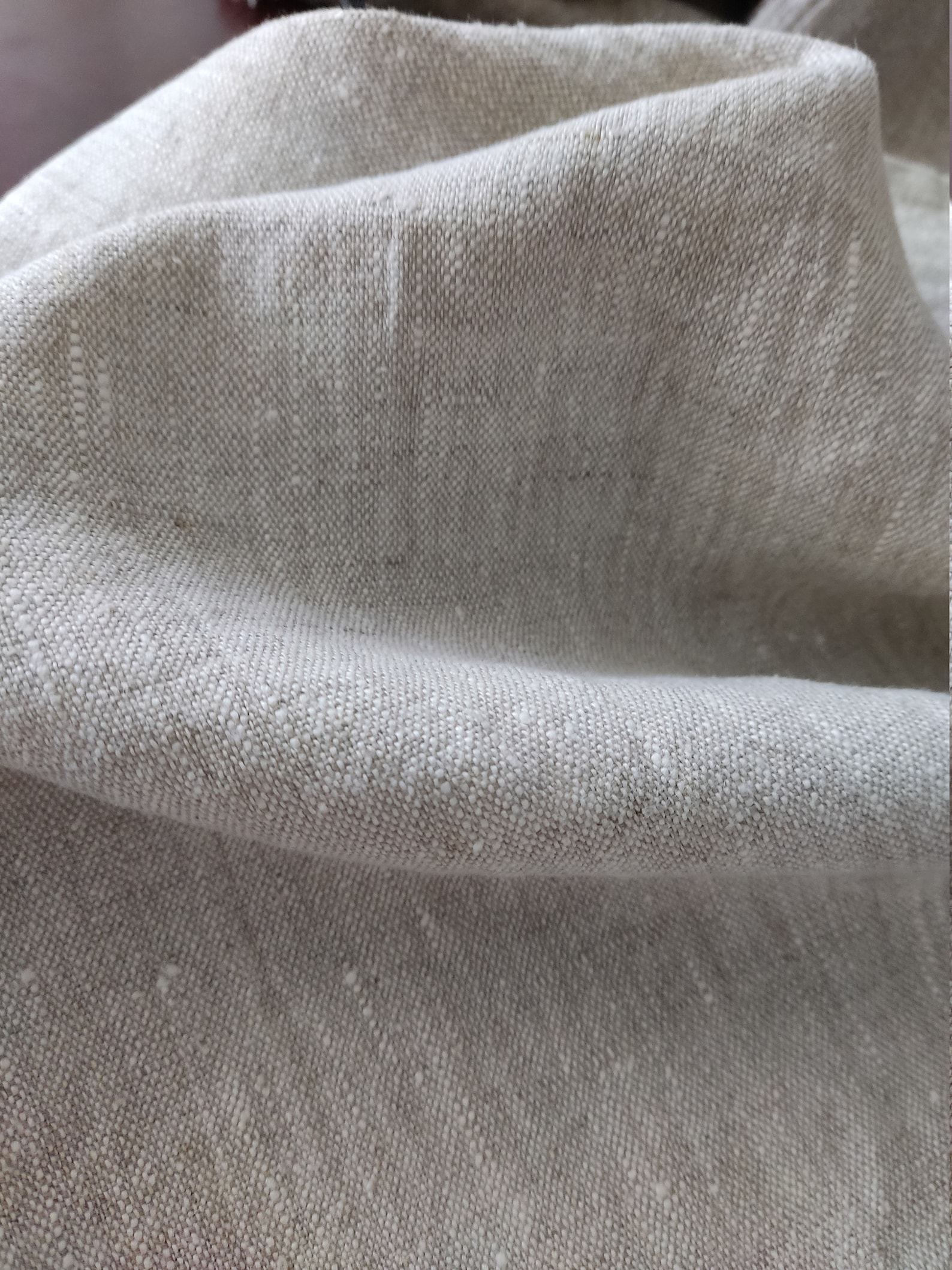 Soft Pure Linen Fabric, Very Heavy Weight Canvas, Undyed. 280 Gsm ...