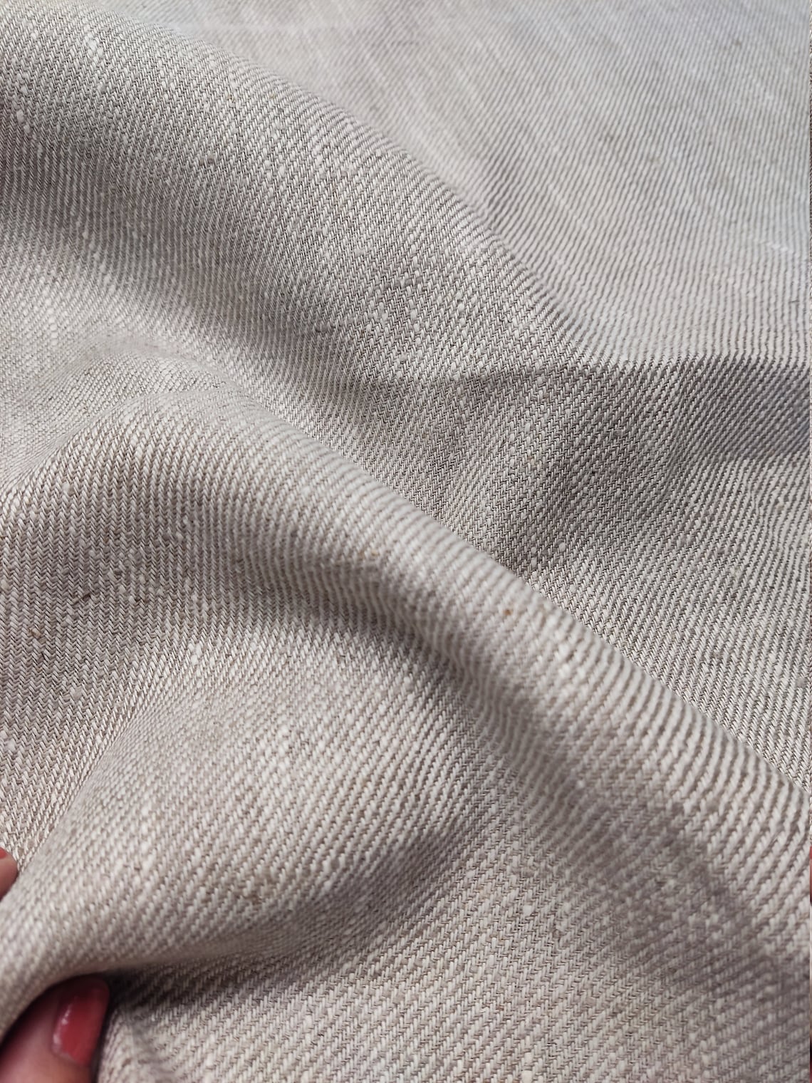 Sample Pure Linen Fabric Very Heavy Weight Undyed - Etsy