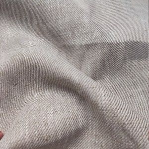 Sample Pure Linen Fabric, Very Heavy Weight, Undyed, Prewashed. 280 Gsm ...