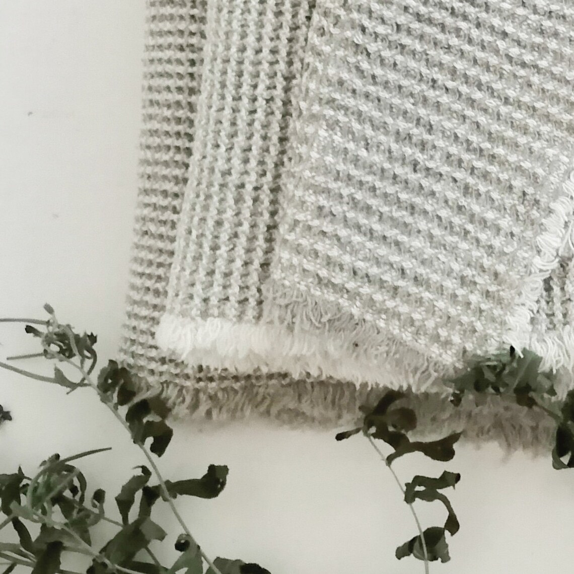 Waffle Rustic Fringe Bath Mat Made of Pure Linen Shower Mat - Etsy