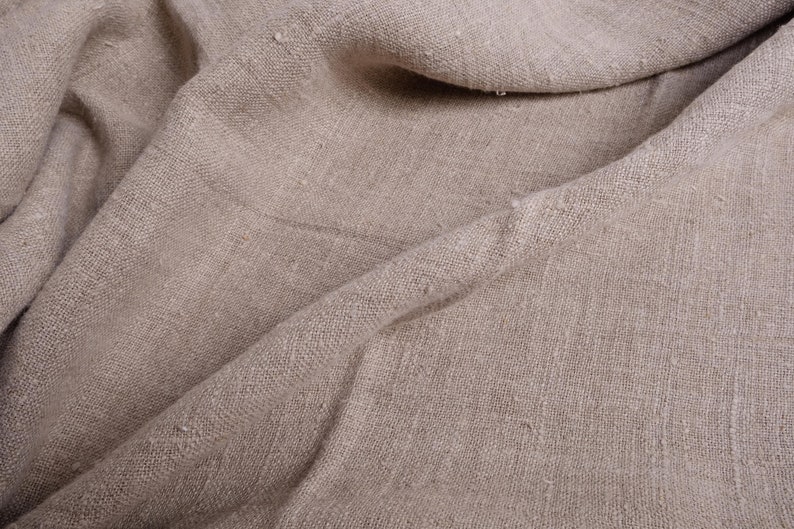 Sample Pure Linen Fabric Very Heavy Weight Undyed - Etsy