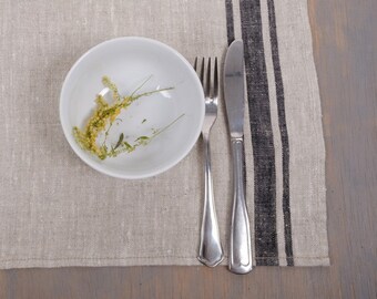 TWILL Pure Linen Fabric, Heavy Weight, Not-dyed, Pre-washed 400 Gsm ...