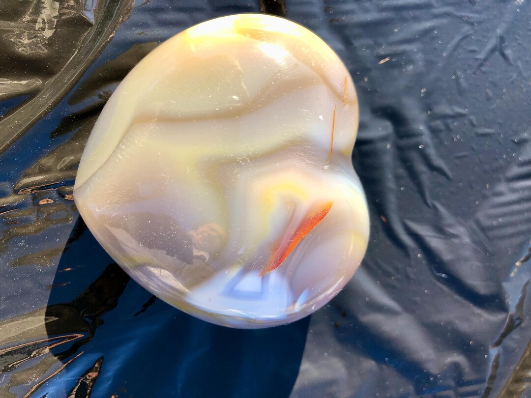 Agate, Heart, 226 G (0.08 Euro/g), Gift of Love From Madagascar - Etsy