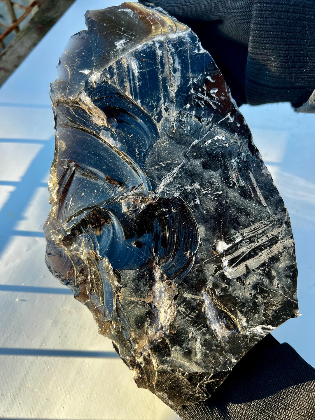 Obsidian, 1.91 Kg (23.56 Euros/kg) Decorative Stone From Armenia ...