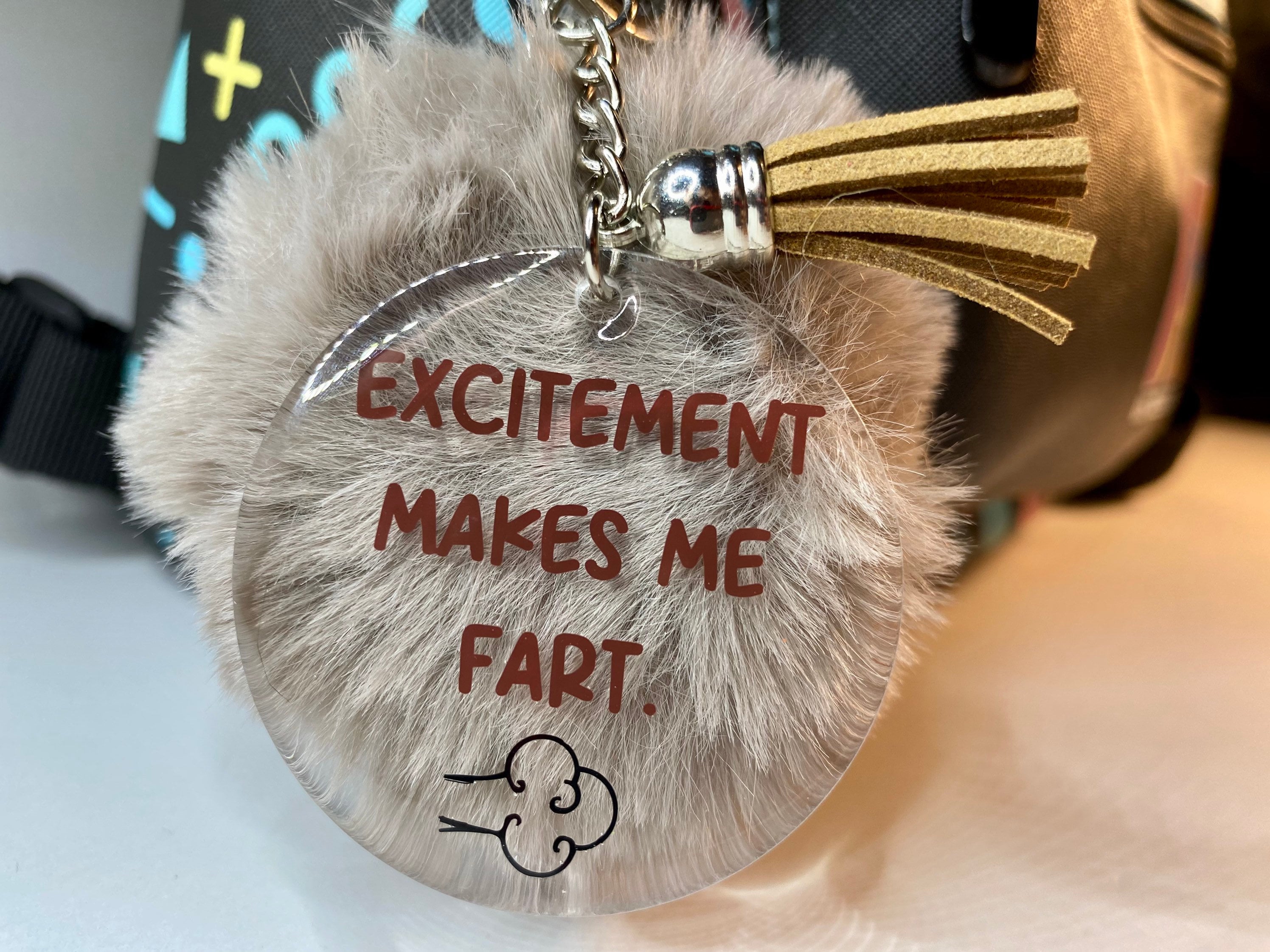 Deluxe Degrassi TNG Keychain, Excitement Makes Me Fart, Keychain With ...