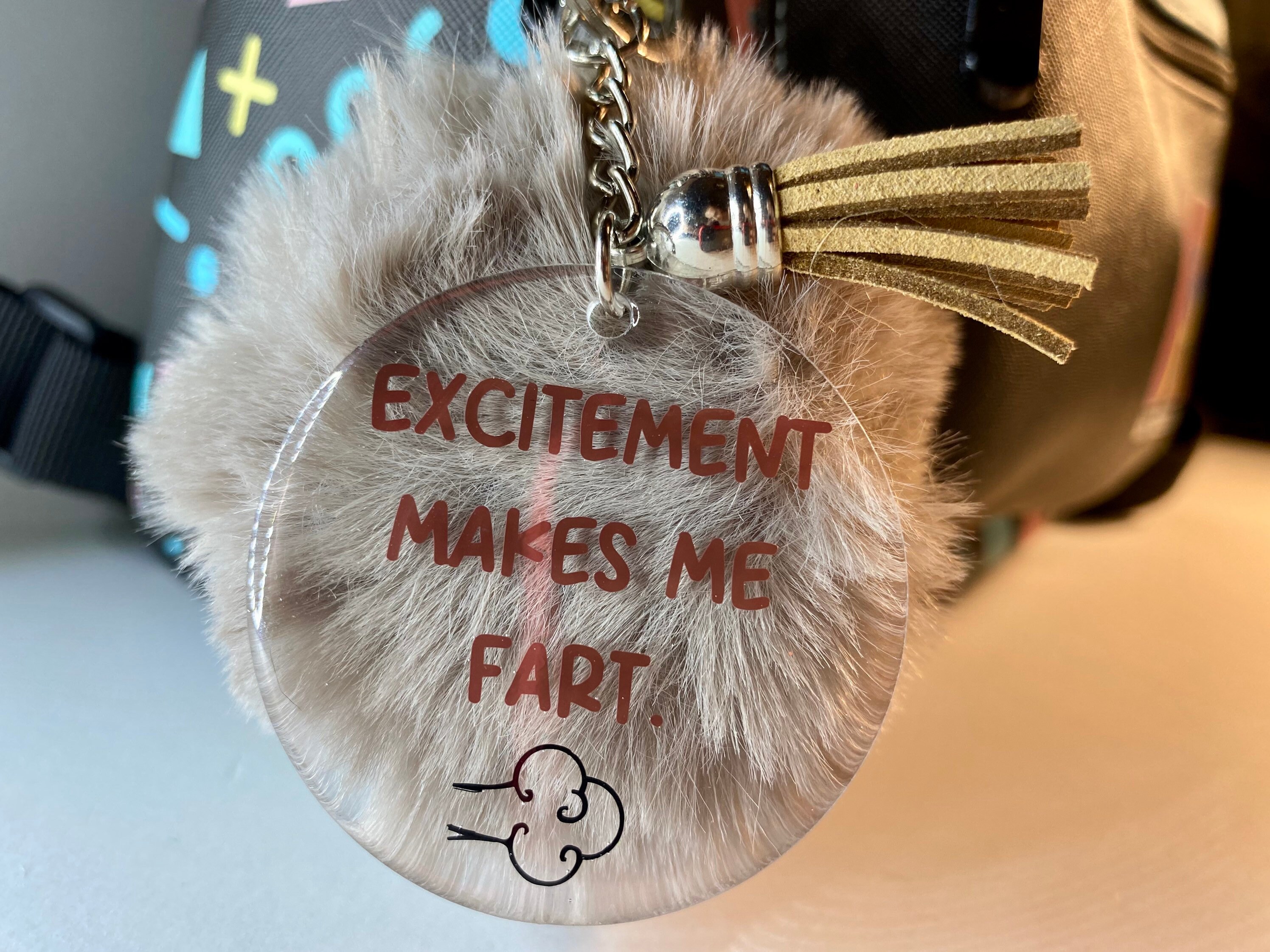 Deluxe Degrassi TNG Keychain, Excitement Makes Me Fart, Keychain With ...