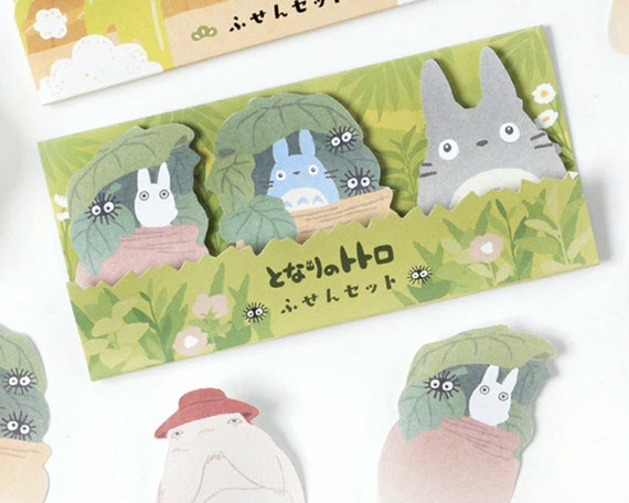 Totoro Studio Ghibli Cute Kawaii Post-it Note Memo Sticky Pad | Etsy