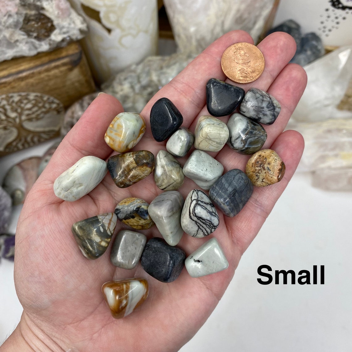 Picasso Jasper Tumbled Stone Picasso Marble Tumble Picasso - Etsy