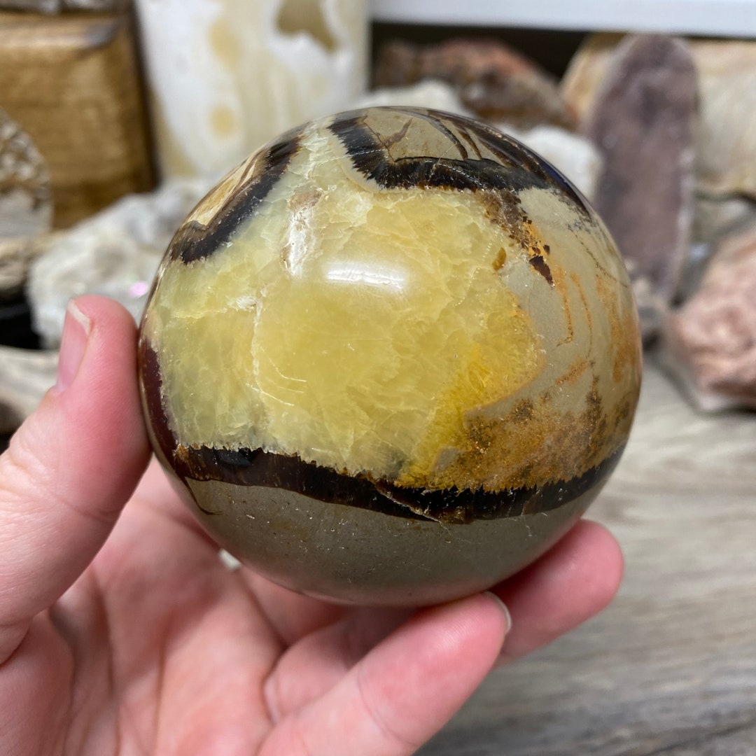 Septarian 2.88 / 73mm Esfera, septaria, piedra septaria, esfera ...