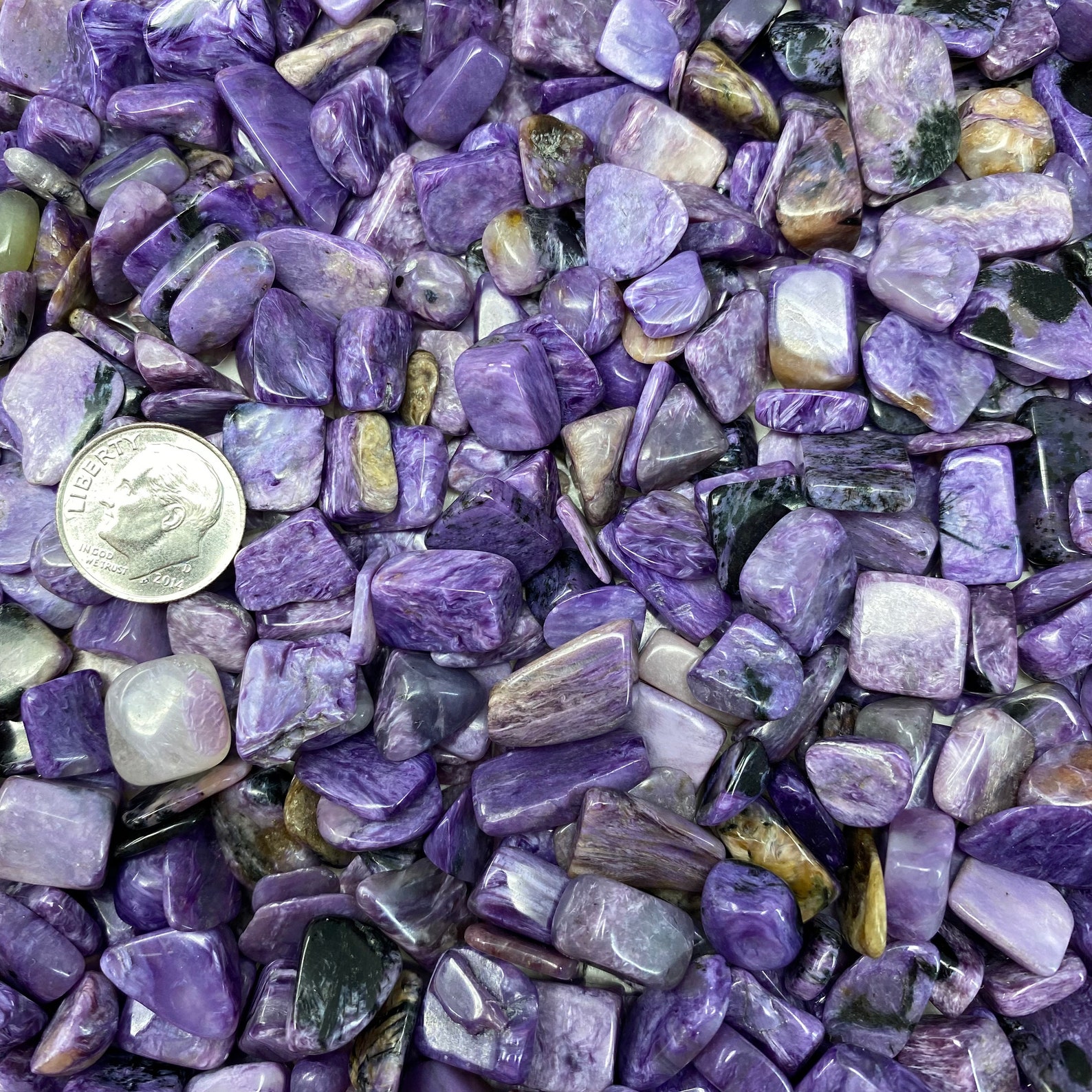 Charoite High Polish Chips charoite charoite stone charoite | Etsy