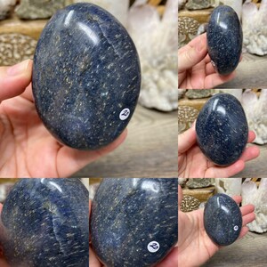 Lazulite Palm Stone #'s 18 Through 21, Lazulite, Lazulite Stone, Palm ...