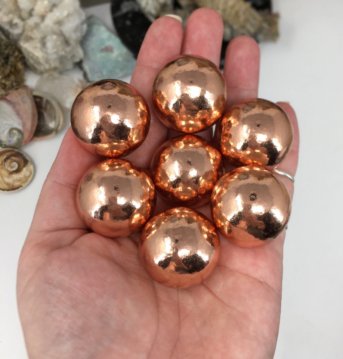 Copper 30mm Spheres copper copper spheres metal spheres | Etsy